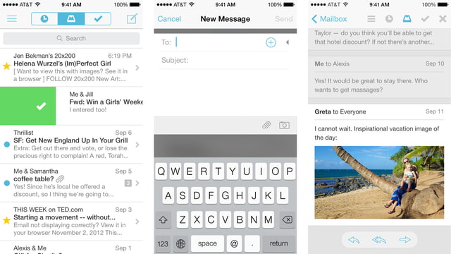 Mailbox for iPhone, iPad Updated for iOS 7, Now 'Lighter Faster and ...