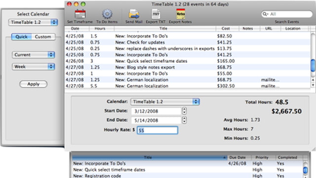 Steven Riggs Releases TimeTable 1.7 - iClarified