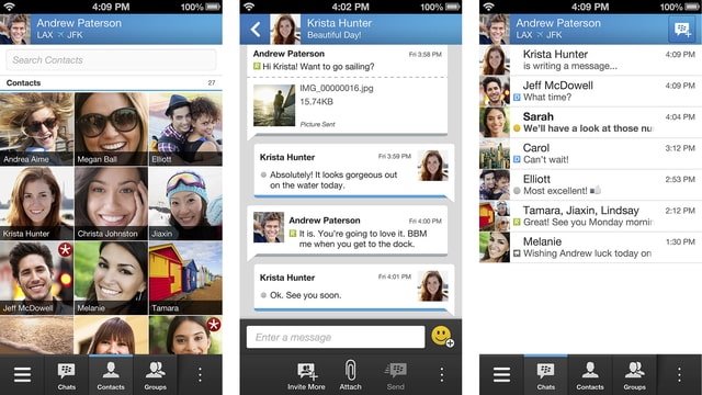 BlackBerry Launches BBM for iPhone - iClarified