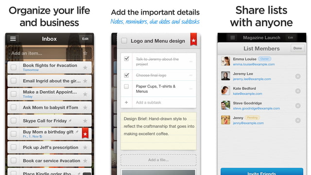 Wunderlist Pro Gets Comments, Free Trial - iClarified