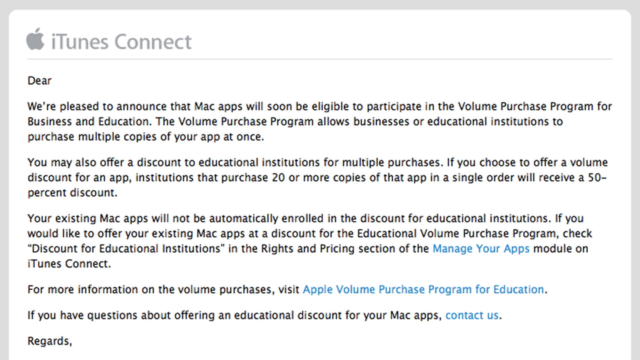 Mac Apps Will Soon Be Eligible for Apple's Volume Purchase Program ...