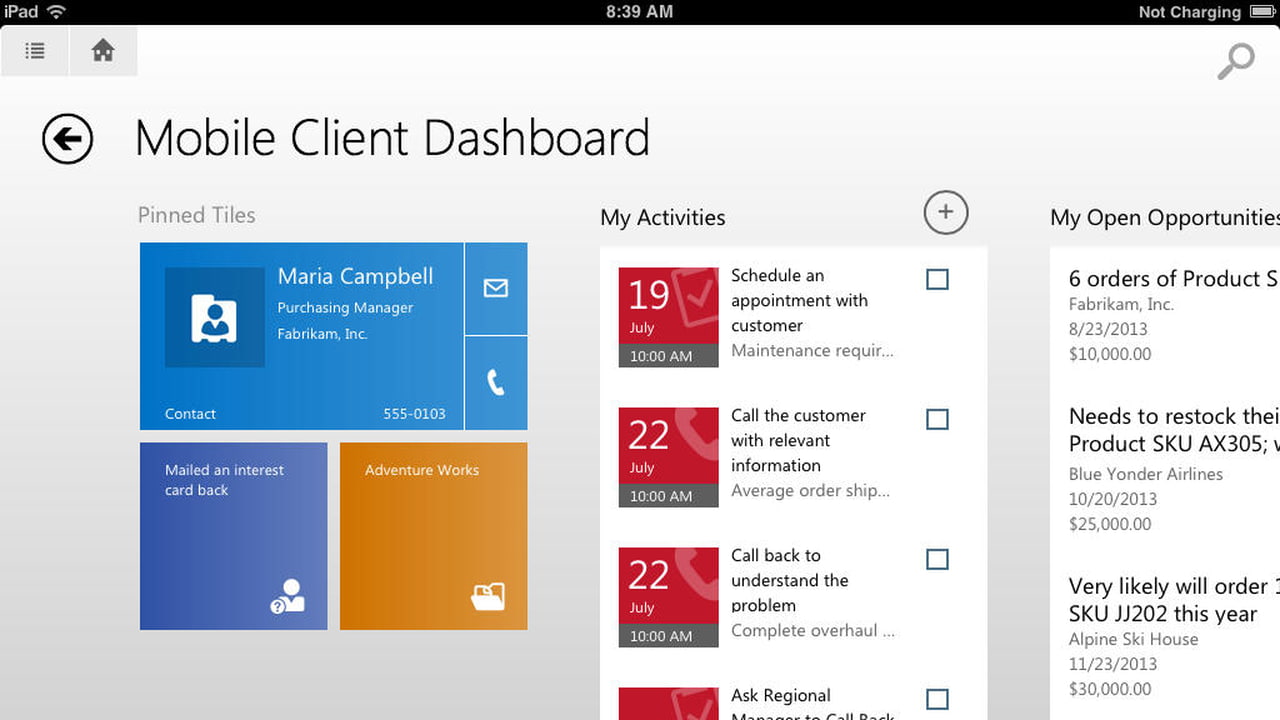 Microsoft Dynamics CRM App Released for iPad - iClarified