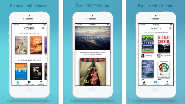 Oyster E-Book Subscription App Gets iPad Support - iClarified