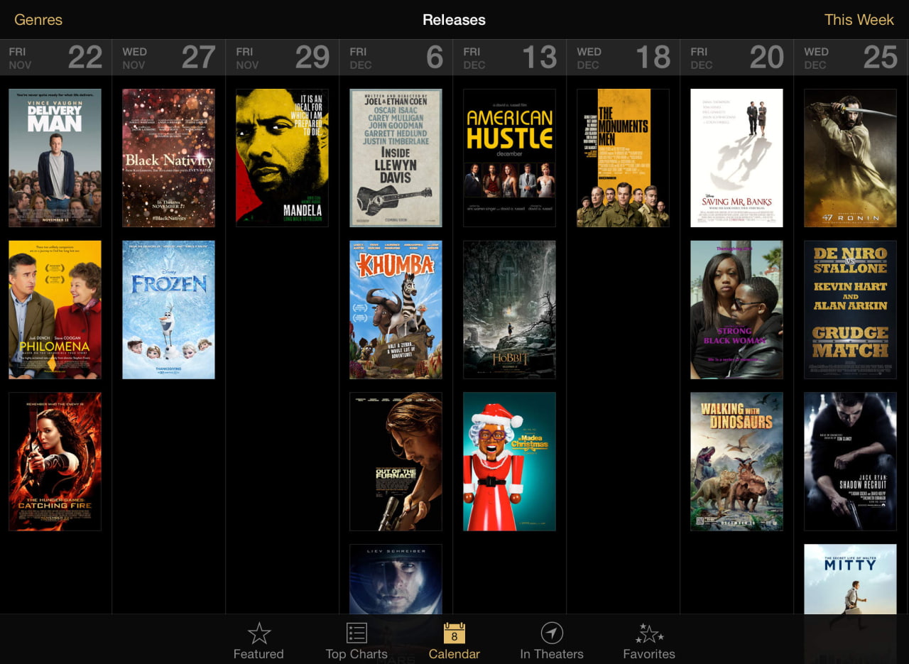 iTunes Movie Trailers App Gets Updated With a New Design for iOS 7 ...