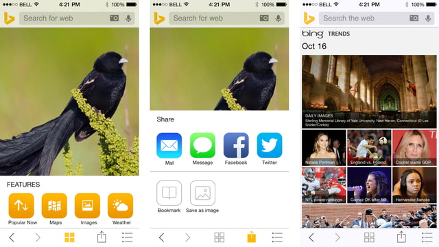Bing App Gets Cleaner Simpler UI for iOS 7, New Logo and Color Palette ...