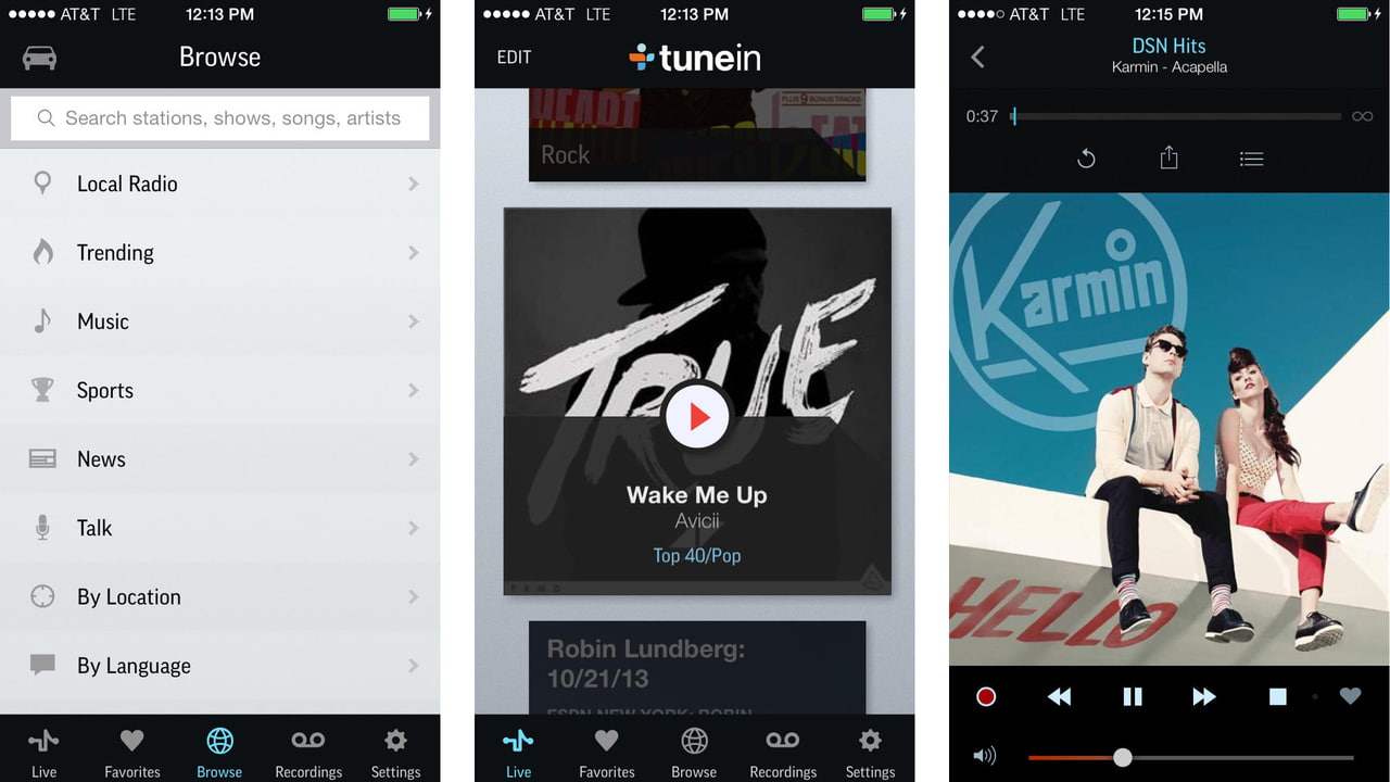 TuneIn Radio Has Been Redesigned and Optimized for iOS 7 - iClarified