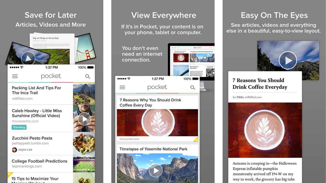 New Pocket 5.0 App Released for iOS Featuring Highlights, Streamlined ...