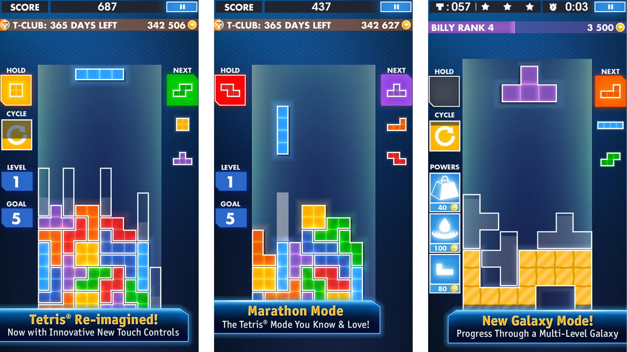 TETRIS Gets Newly Redesigned Galaxy Mode, 3-Star Rating System, More ...