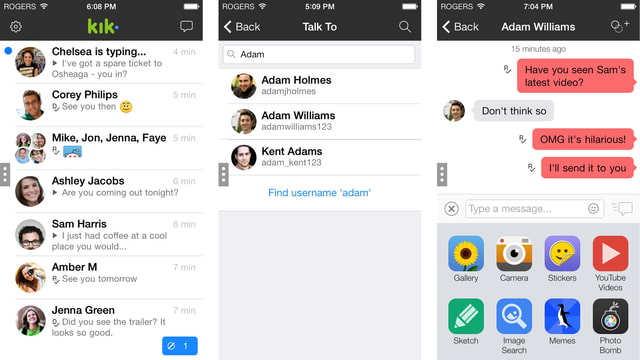Kik Messenger App Updated With Redesigned Sharing - iClarified
