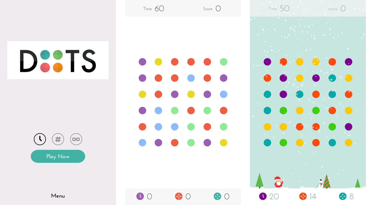 Dots Game is Updated With New Holiday Theme - iClarified