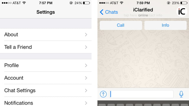 WhatsApp Messenger is Updated With New iOS 7 User Interface - iClarified