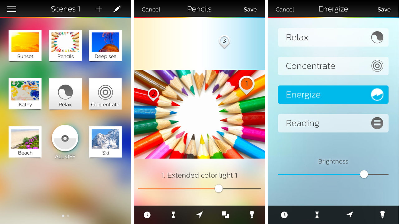 Philips Hue App Gets Updated Design for iOS 7 - iClarified