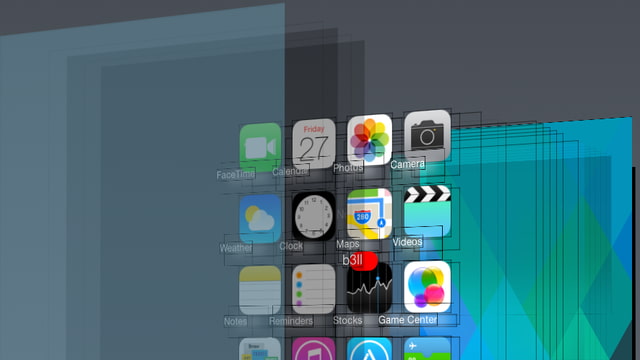 Check Out This Exploded View of the iOS 7 SpringBoard [Photo] - iClarified
