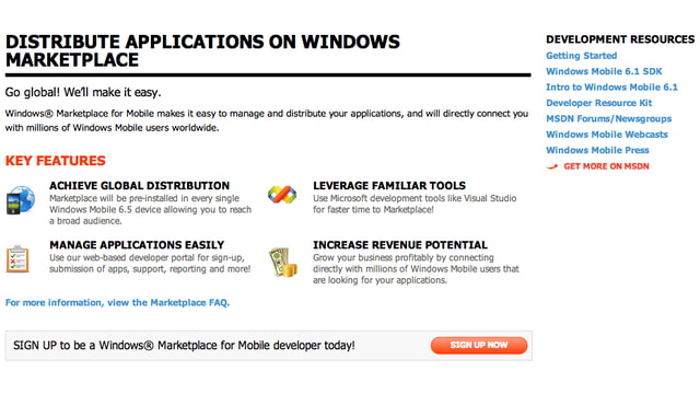 Windows Mobile App Store Now Open For Developers - iClarified