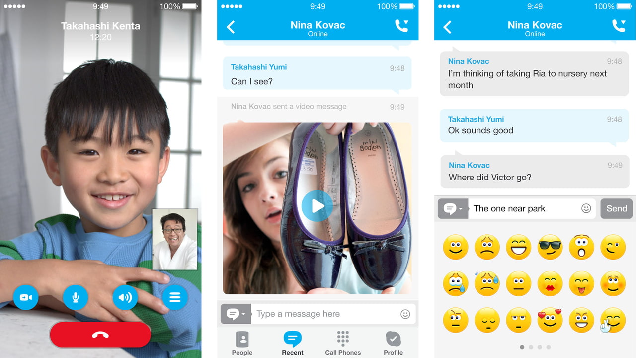 Skype for iOS Brings Two-way HD Video Calls to iPhone 5s, iPad Air and ...
