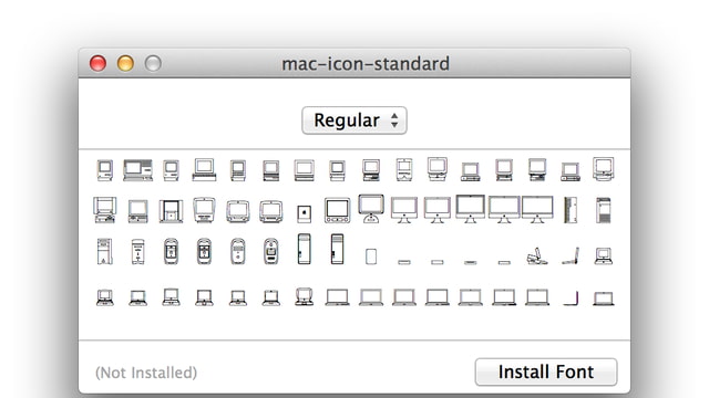 Apple Creates Custom Font Depicting Each Mac From the Past 30 Years ...