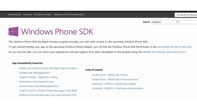 Windows Phone 8.1 SDK Preview Reveals JavaScript Support - iClarified