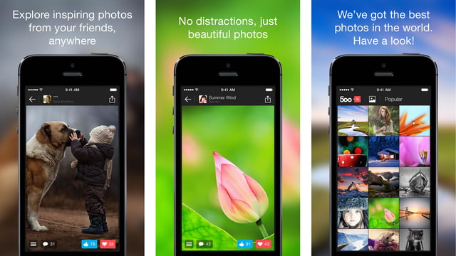 500px App Now Lets You Upload Photos - iClarified