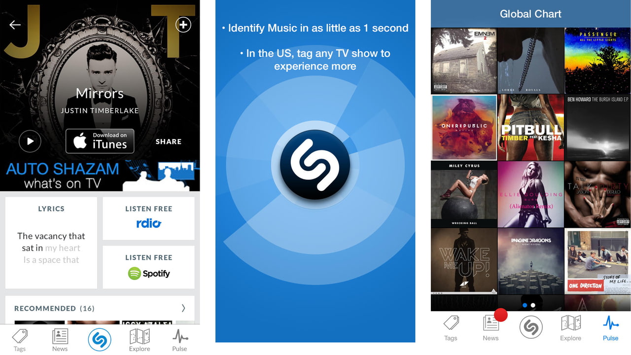 Shazam App Gets New Track Page Design, New Look and Feel for Reviews ...