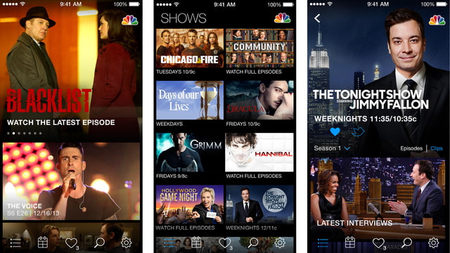 NBC App Gets Updated With AirPlay Support - iClarified
