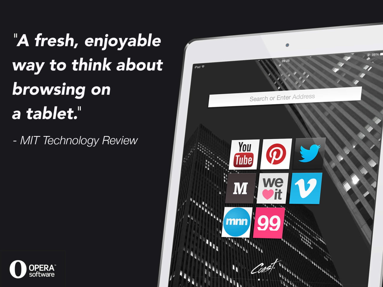 Opera Coast Browser Released for iPhone - iClarified