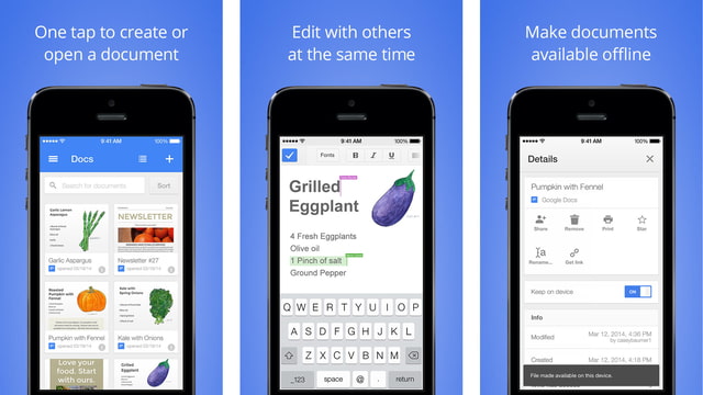 Google Docs App Released for iOS - iClarified