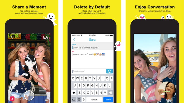Snapchat Update With Video and Text Messaging Now Available to Download ...