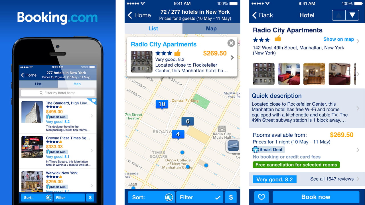 Booking.com App Gets Checkout Reminders, Google Maps Option for ...