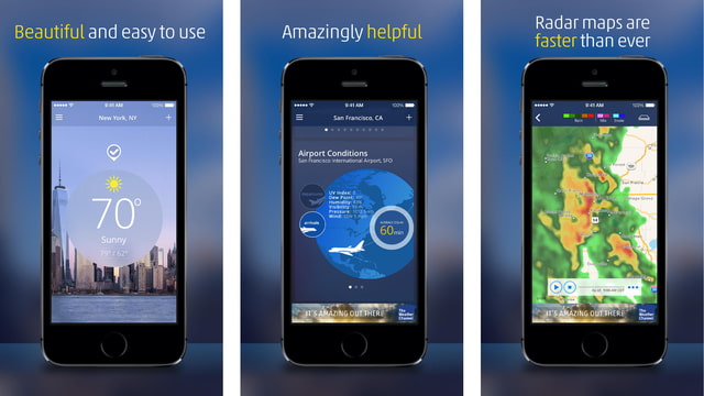 The Weather Channel App Brings Back Colored Icons, 36-Hour Forecasts ...
