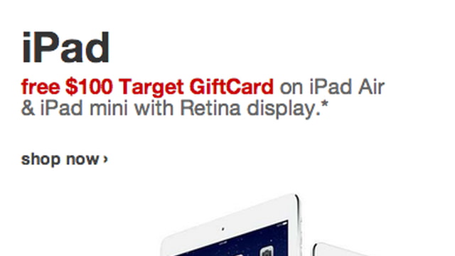 Target Offers $100 Gift Cards With Purchase of Select Apple Products ...
