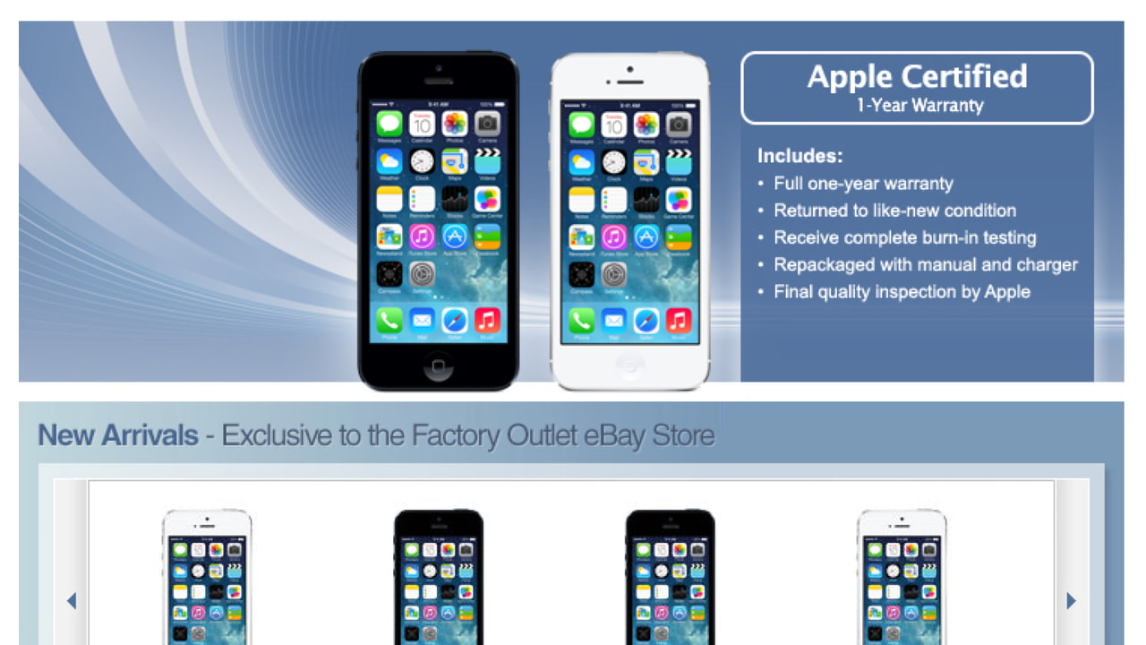 Apple Launches Stealth eBay Store to Sell Refurbished iPhones? - iClarified