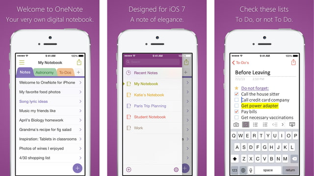 Microsoft Updates OneNote for iPhone With Ability to Insert Files ...