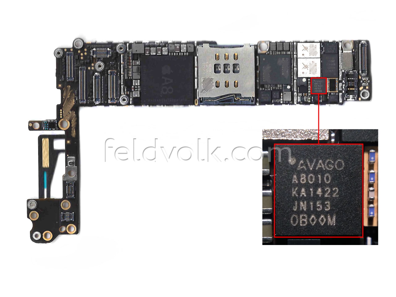 Leaked iPhone 6 Logic Board Reveals A8 Processor, NXP NFC Chip, and ...