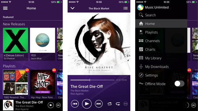 Sony Music Unlimited App Gets Fresh Visual Design, Ability to Edit Song ...