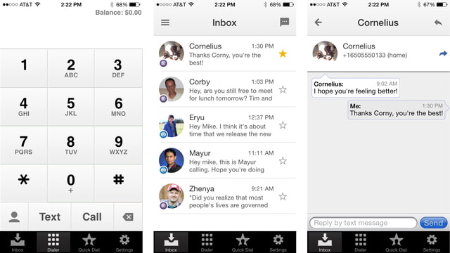 Google Voice App for iPhone Gets Updated an User Interface - iClarified