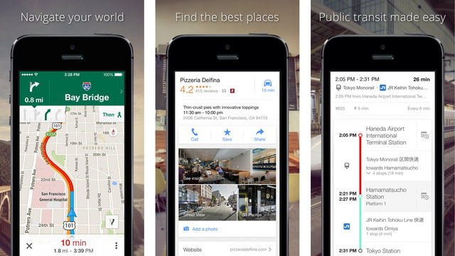 Google Maps App Gets Optimized for iOS 8 - iClarified