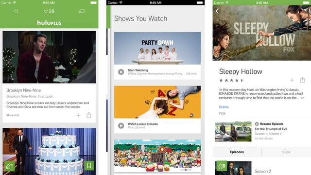 Hulu Plus App Gets Redesigned From the Ground Up, Adds Support for iOS ...