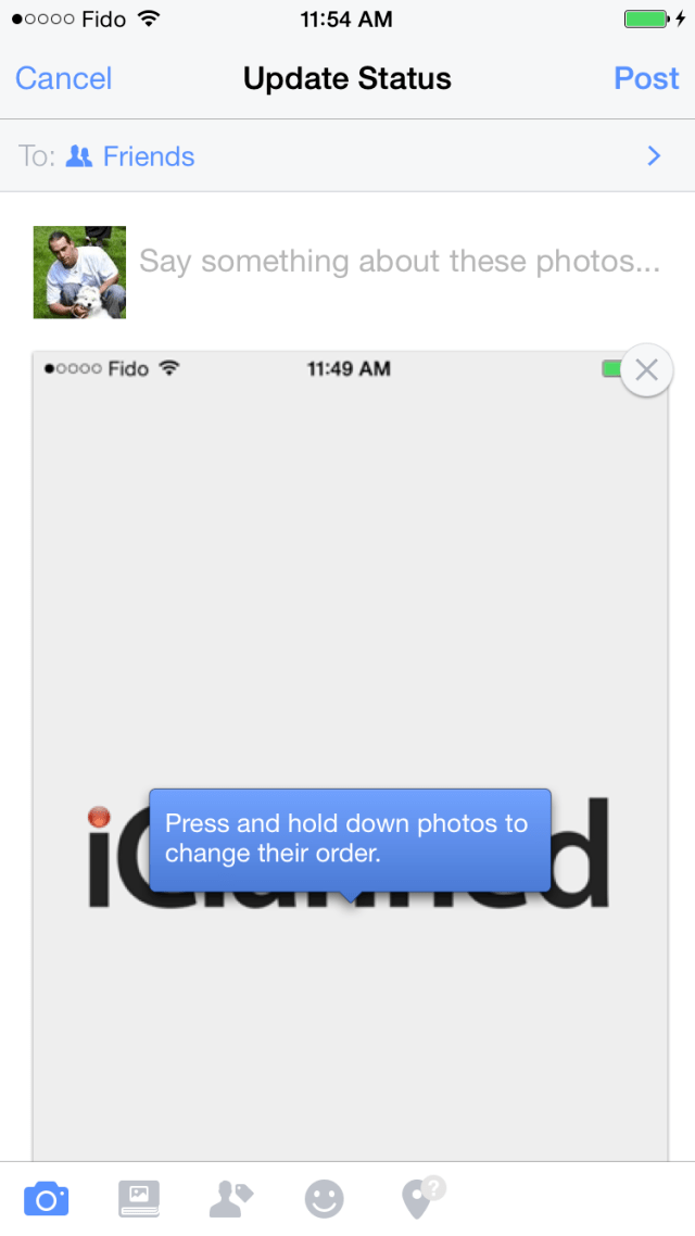 Facebook App Now Lets You Choose the Exact Order of Your Photos When ... Facebook App Now Lets You Choose the Exact Order of Your Photos When ...