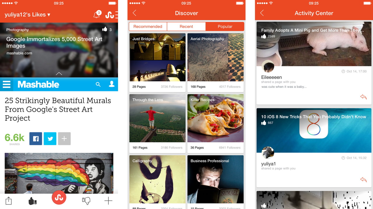 StumbleUpon App Now Fully Compatible With iPhone 6, iPhone 6 Plus, iOS ...