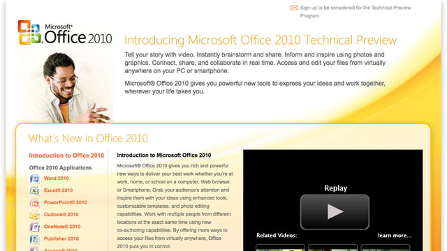 Microsoft Office 2010 Reaches Technical Preview - iClarified