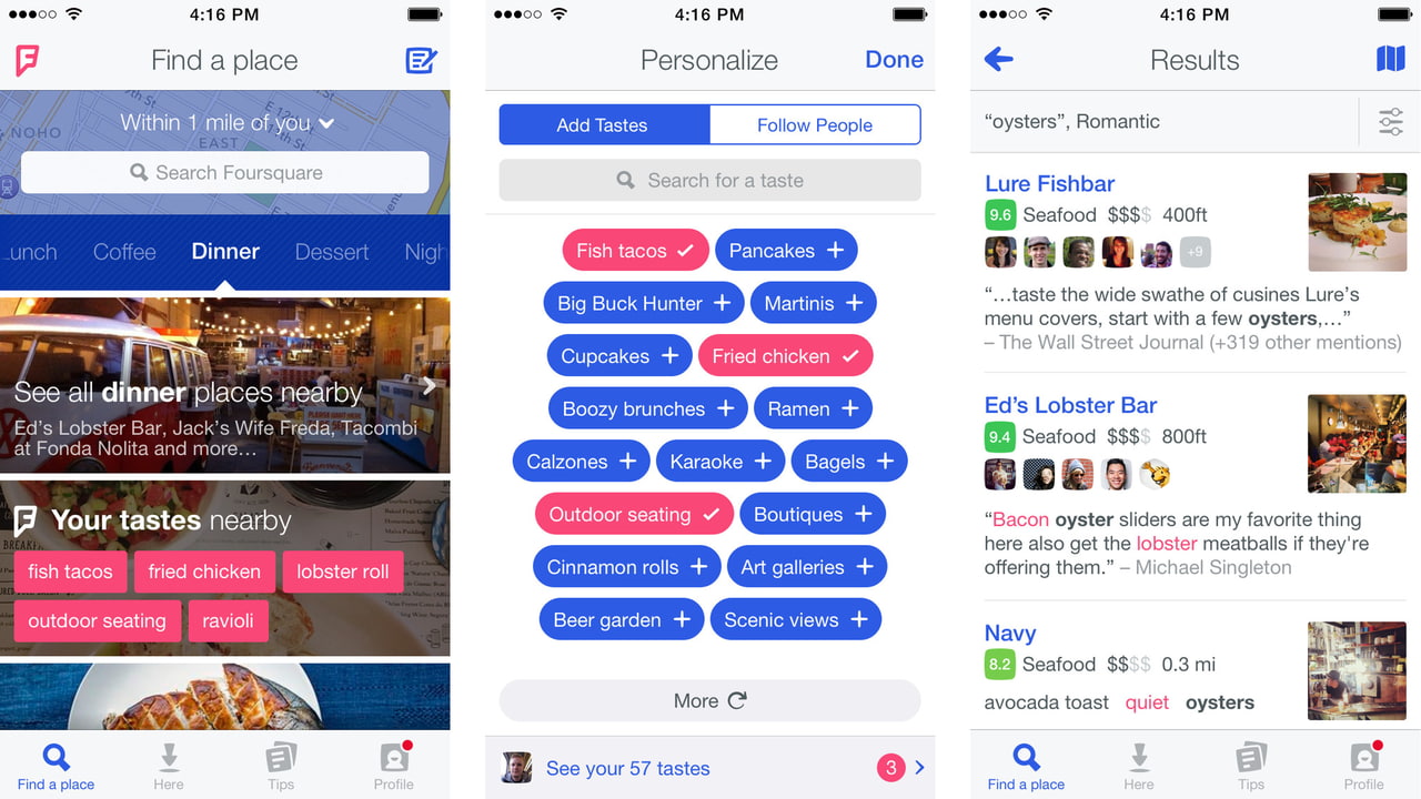 Foursquare App Gets Updated With Notification Actions, 1Password ...