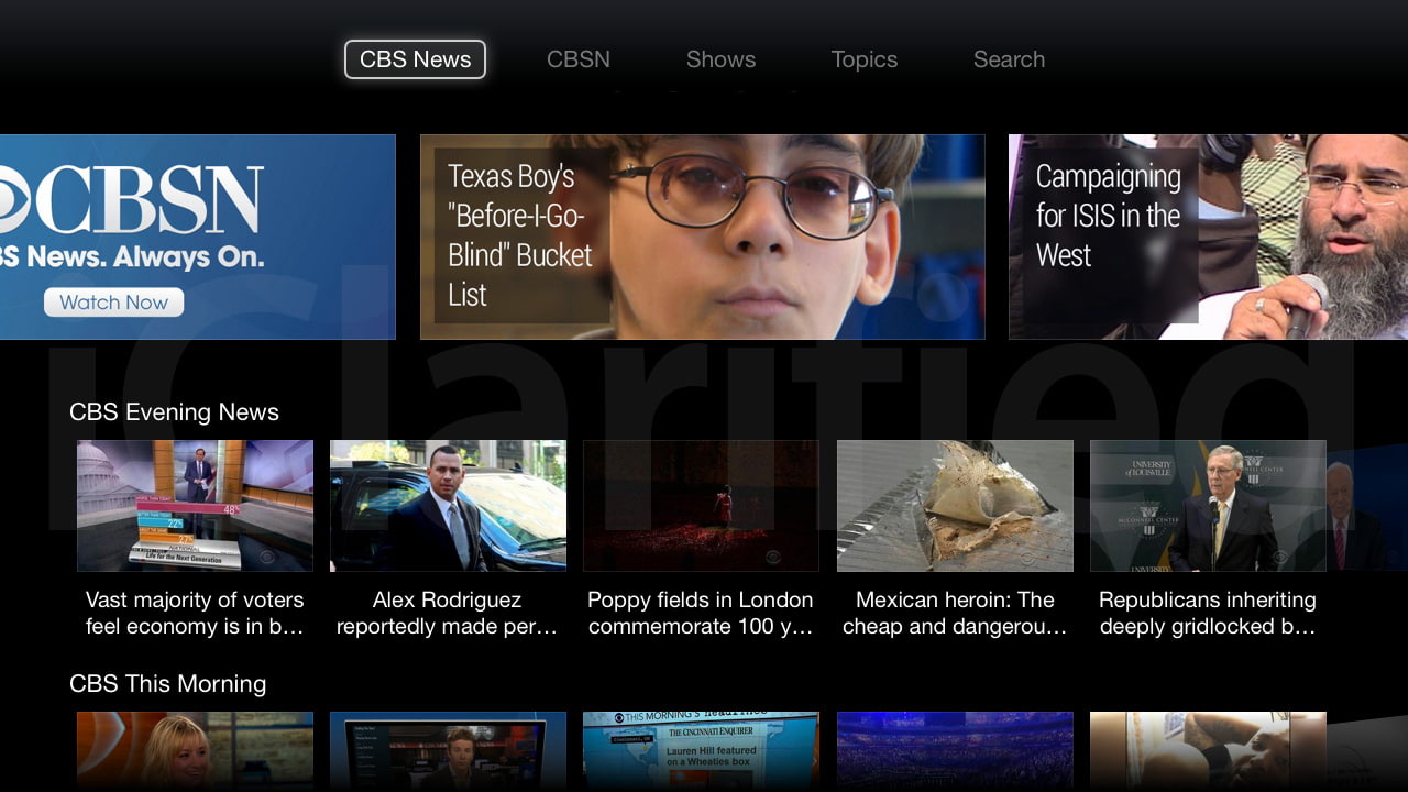 Apple TV Gets 'CBS News' Channel Featuring CBSN Digital News Network ...