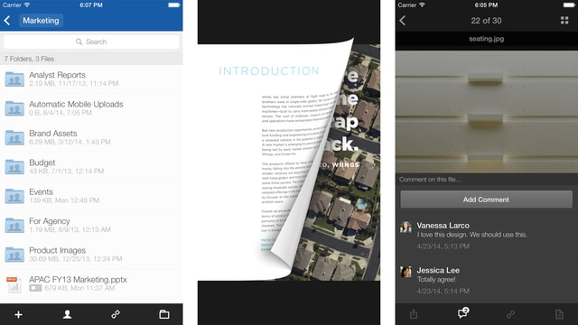 Box App Gets Touch ID Support, In-Folder Search, Today Widget, More ...