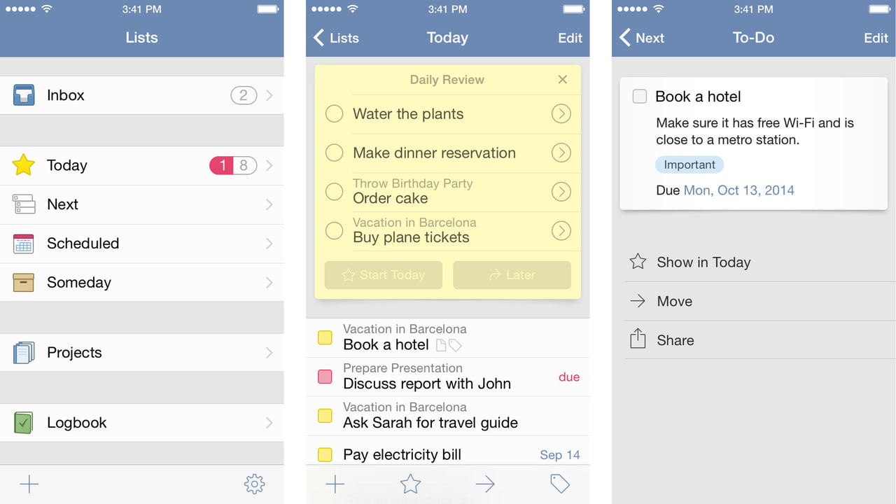 Things App Gets Updated With Improved Handoff Support, Sync Speed ...