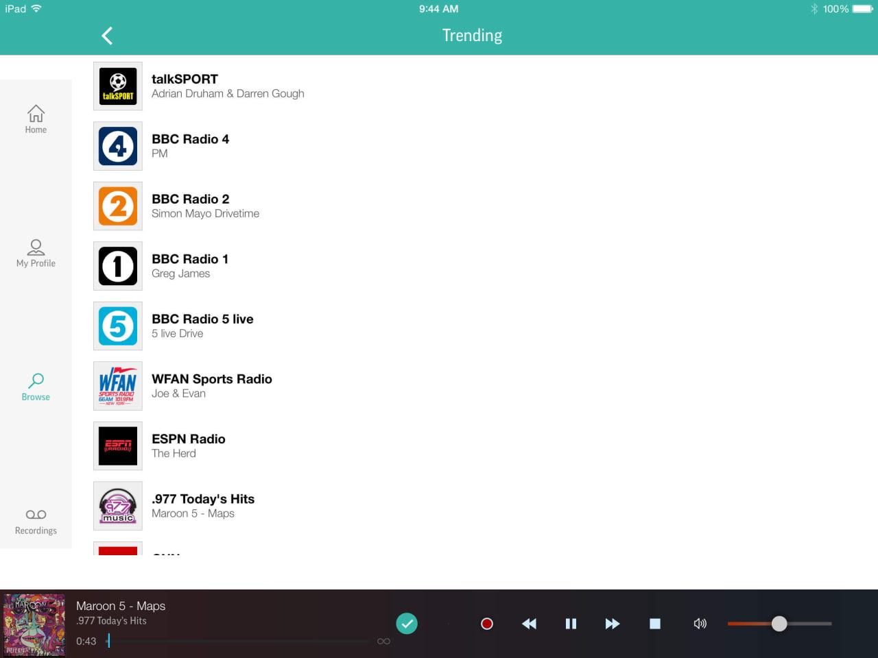 TuneIn Radio Pro Gets iOS 8 Handoff Support, Chromecast Compatibility ...