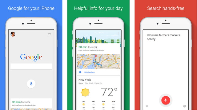 New Google App Released for iOS With Material Design, Bigger Photos ...