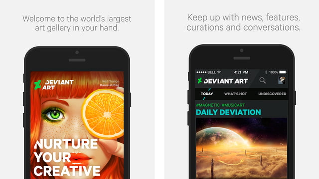 DeviantArt Gets an iPhone App - iClarified