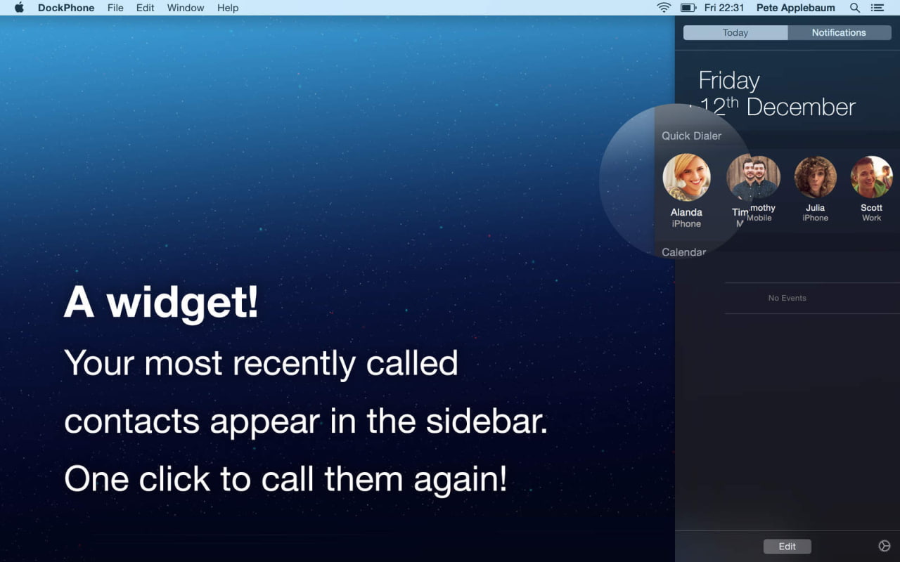 DockPhone Lets You Easily Make Phone Calls From Your Mac - iClarified