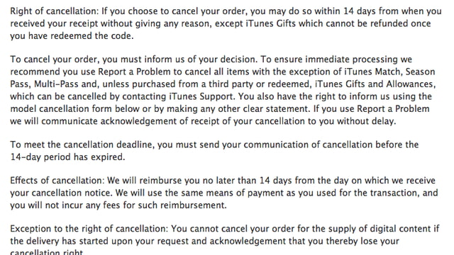 Apple Adds 14-Day Return Policy to iTunes Store in Europe - iClarified