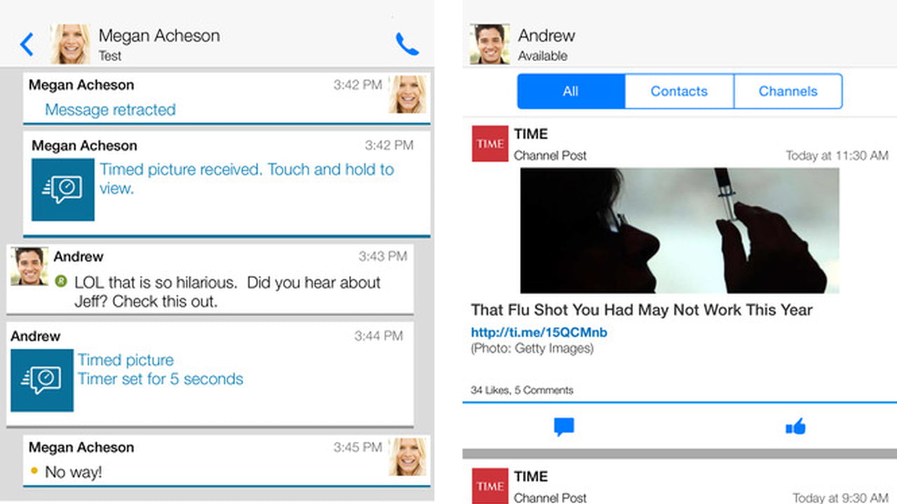 BBM App for iPhone Gets Improved iOS 8 and iPhone 6 Support, Stickers ...